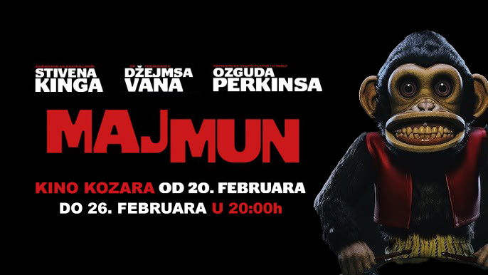 KINO KOZARA-REPERTOAR: 20.02.-26.02.2025. – Majmun - GradPrijedor.com - Portal grada Prijedora